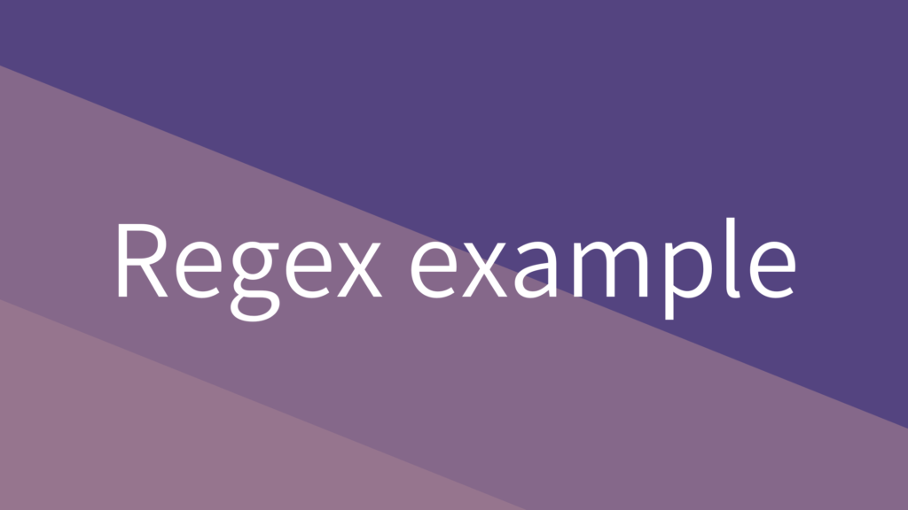 Regex example | Clibor for Mac English