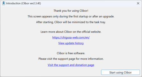 Basic operation1 | Clibor English