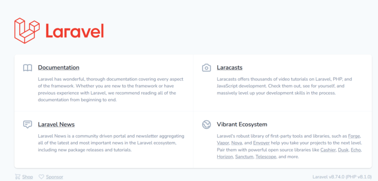 Laravel Sailで開発環境構築【Vite対応】 | チグサウェブ