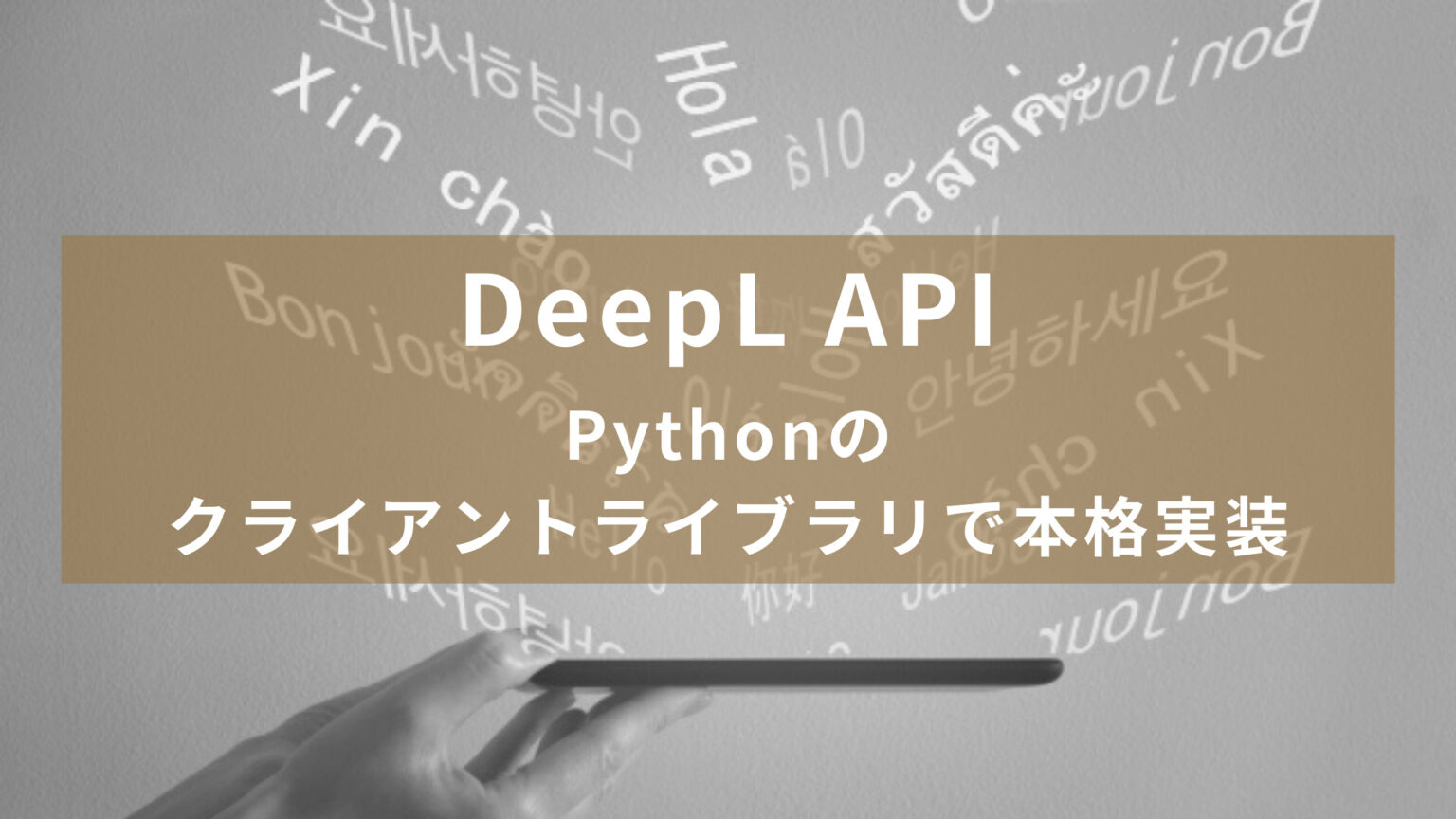 【DeepL API】Pythonのクライアントライブラリで本格実装 | チグサウェブ