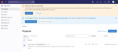 【AWS】GitLabを構築【Lightsail】 | チグサウェブ